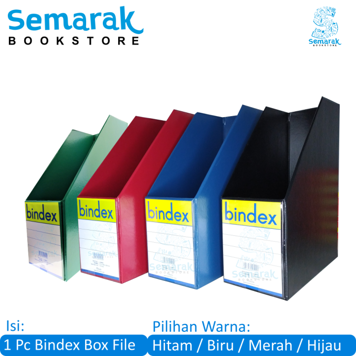 Bindex 1034B Box File Jumbo - Hitam / Biru / Merah / Hijau [1 Pc ...