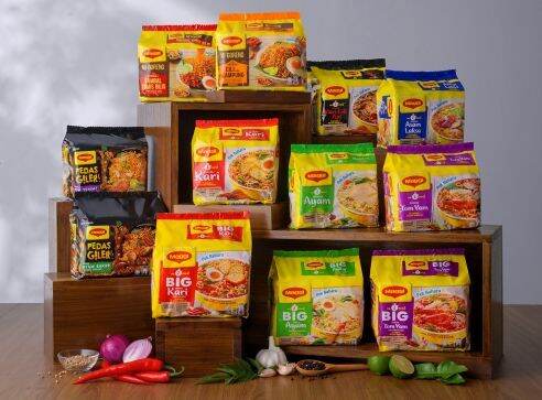 Maggi 2mins Instant Noodle Dry 5x(75-79g) - Kari Cili Api / Sambal ...