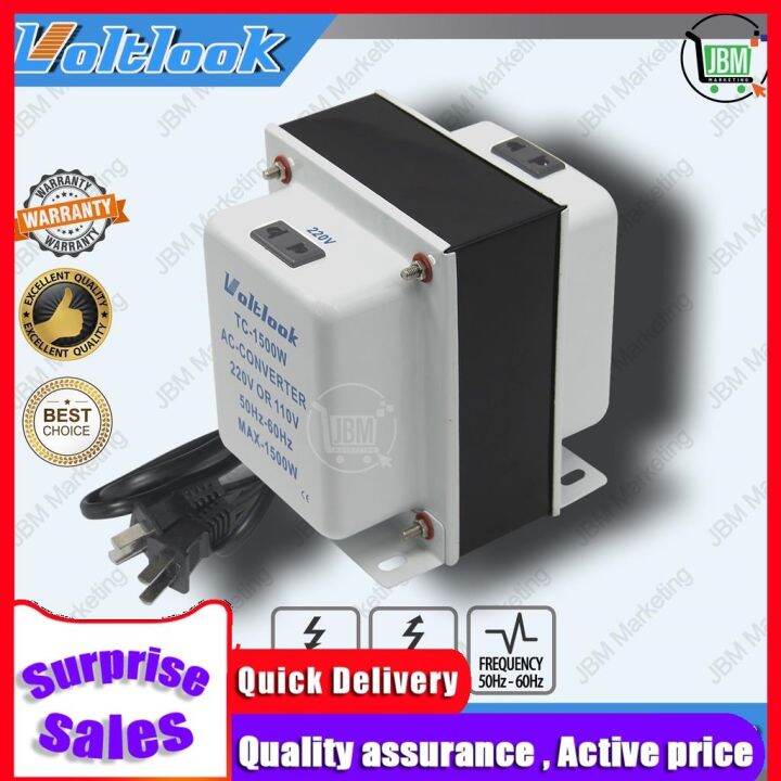 Voltlook Transformer Step Up Step Down Auto-Switch (110V / 220V) 1000 ...