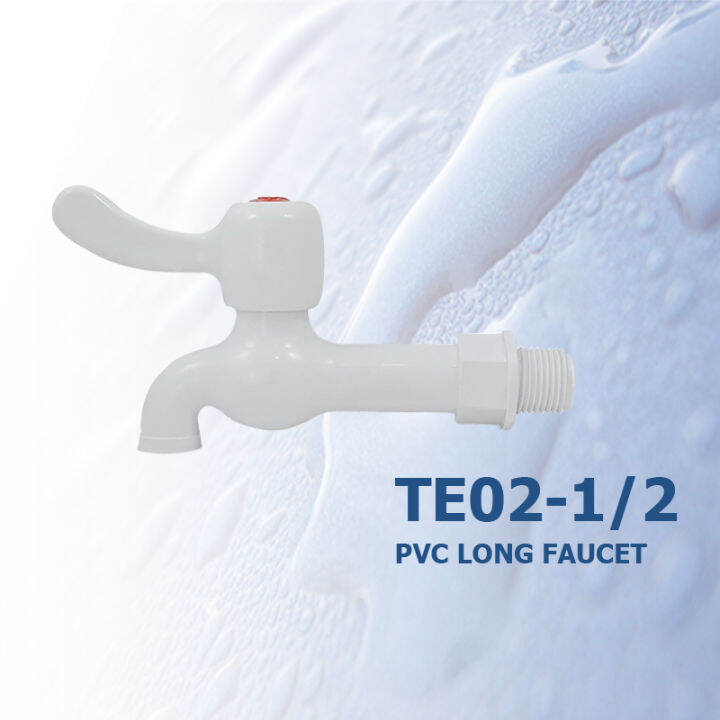 PVC LONG FAUCET (PVC Long Plastic Faucet) TE02-1/2 | Lazada PH