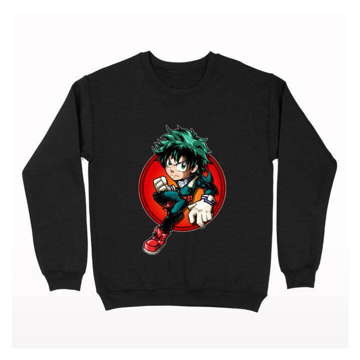 Sweater Crewneck Distro Midoriya Izuku Deku Boku No Hero Academia Manga Katsuki Bakugo Ochacho