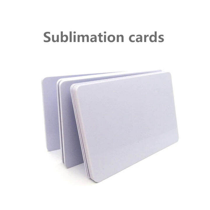 Factory High Quality Printable Sublimation PVC White Id Business Blank ...