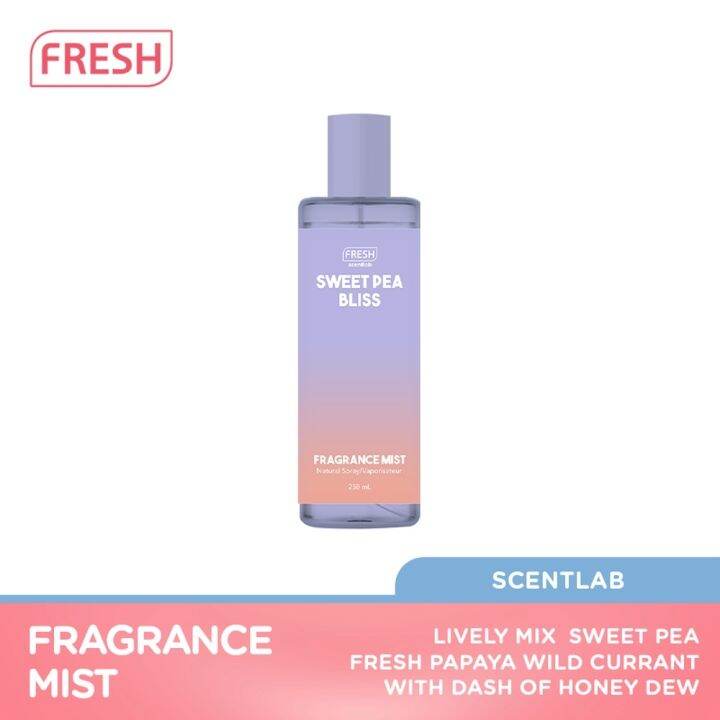 Fresh Scentlab Fragrance Mist Sweet Pea Bliss 250mL | Lazada PH