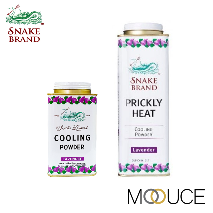 Snake Brand Prickly Heat Cooling Powder 150G/300G [Lavender] | Lazada