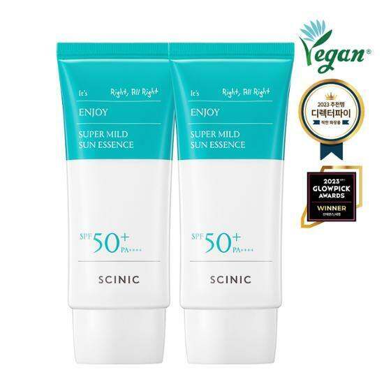 Scinic Enjoy Super Mild Sun Essence EX Special Set face Sunscreen K ...