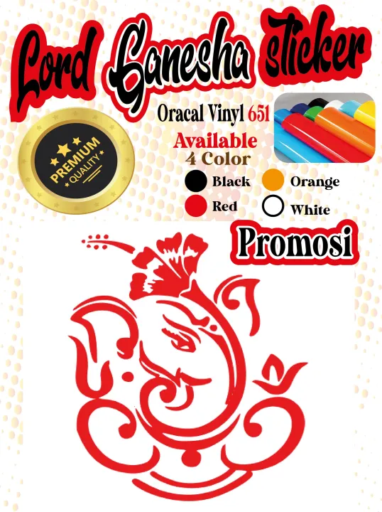 *Ready Stock* Lord Ganesha/Vinayagar sticker/Oracle 651/ Car,Lorry,Bas ...