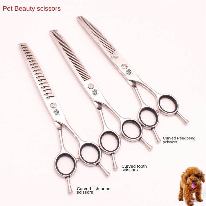 Pet Scissor, Fish Bone Scissor, Professional Beautician, Double Sided ...