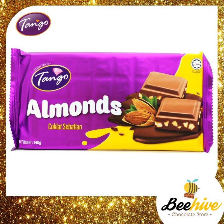 Tango Almonds Milk Chocolate Bar 140g | Lazada