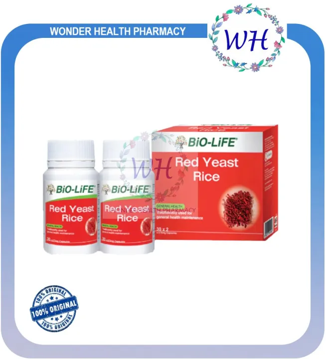 Bio-Life BioLife Bio Life Red Yeast Rice (30sx2) ORIGINAL | Lazada