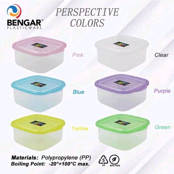 KES 9922 BENGAR foodkeeper plastic container transparent topper ware ...