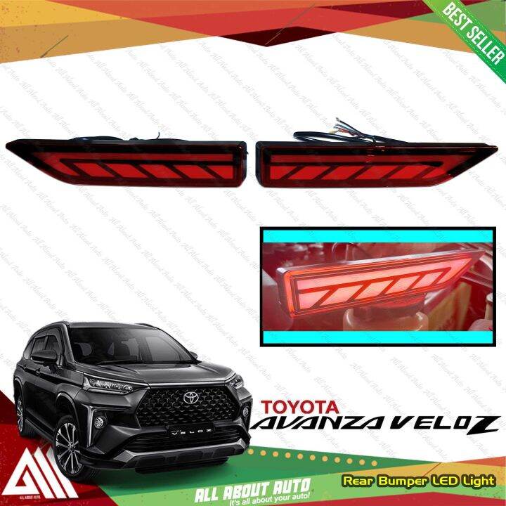 Toyota Avanza Veloz 2022-2023 LED Rear Bumper Lights / Rear Bumper ...
