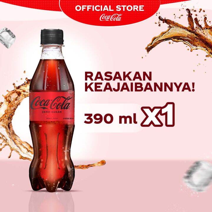 Coca-Cola Zero Minuman Soda - Botol 390ml | Lazada Indonesia