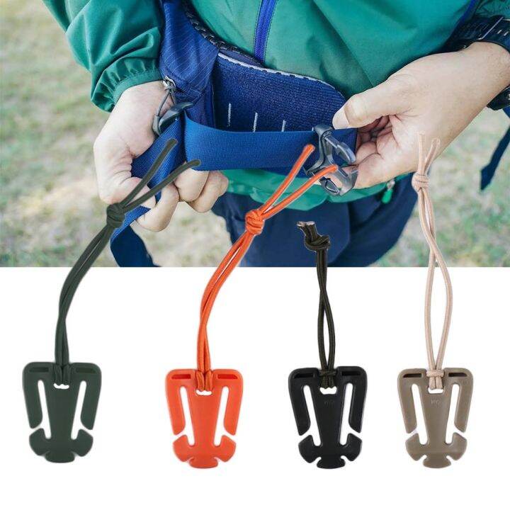 Carabiner Clip Molle Webbing Backpack Pouch Buckle Elastic Cord Strap ...