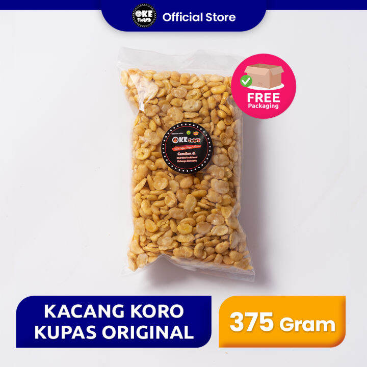 Oke Snack - Kacang Koro Kupas Original | Lazada Indonesia