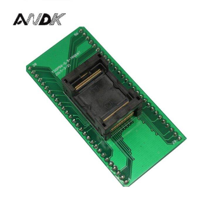 ECU TSOP56 Programming Socket Pitch 0.5mm Chip Size 14x18mm Open Top IC ...