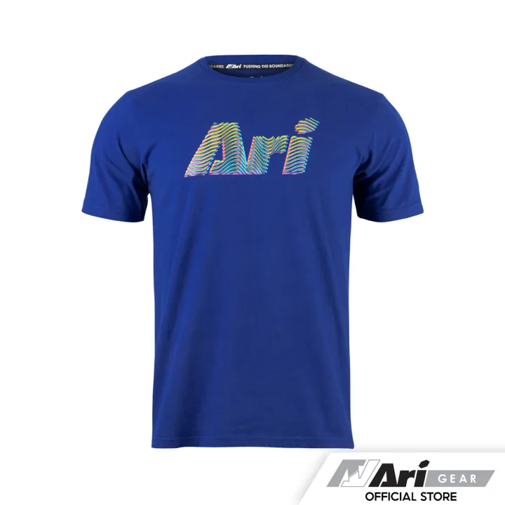 ARI ILLUSION TEE - BLUE/MULTICOLOR เสื้อยืด อาริ อิลลูชั่น สีน้ำเงิน ...