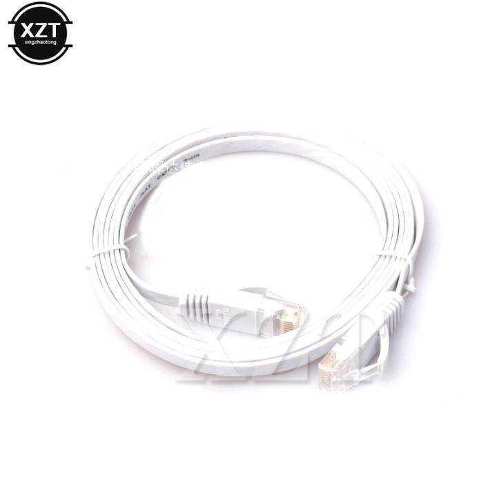 High Speed 0.5/1/2/3/5/8/10/15m Ethernet Cable RJ45 CAT6 Flat Ethernet ...
