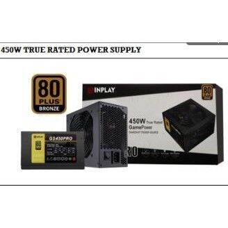 Power Supply - Inplay GS450 - 450W - True Rated - 80 Plus Bronze ...