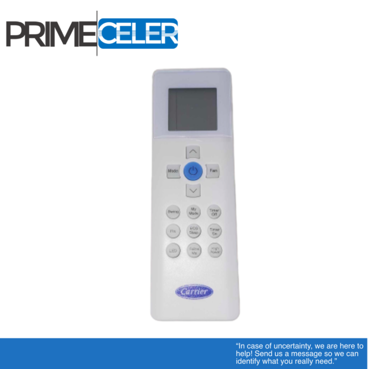 Remote Control for Carrier Aircon Split Type Unit (Model: KCE, LUC, CXV ...