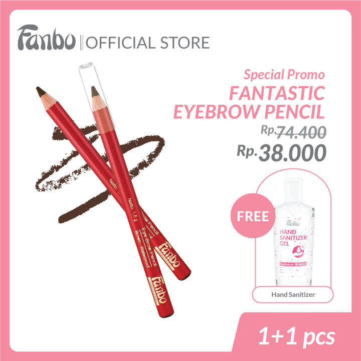 Fanbo Fantastic Eyebrow pencil - Pensil Alis - Waterproof - Tahan Lama ...
