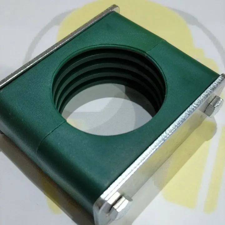 Light Duty PVC Pipe Clamp 50mm Tubing Stauff Klem Pipa PVC | Lazada ...