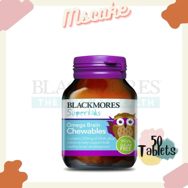 【READY STOCK】Blackmores Superkids Omega Brain Chewables 50s | Lazada