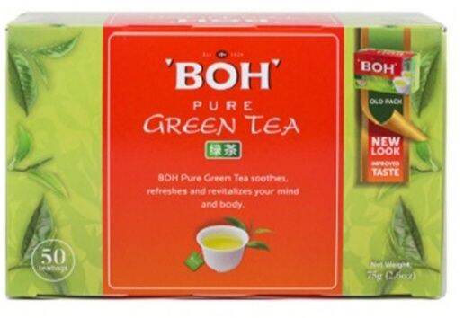 BOH GREEN TEA TEABAGS 50s | Lazada