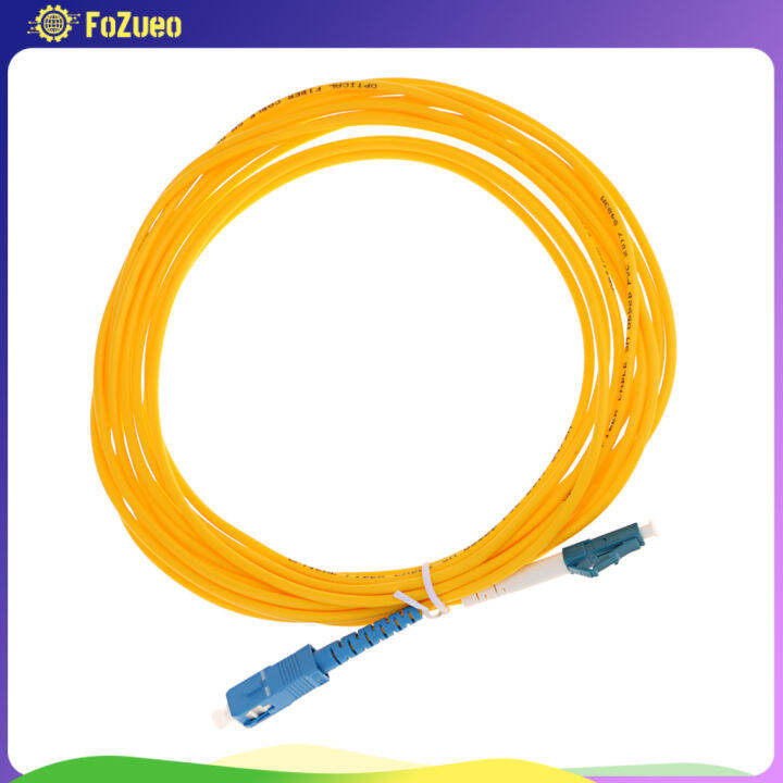 FoZueo SC to LC Singlemode Single Core Fiber Optical Patch Cable Cord ...