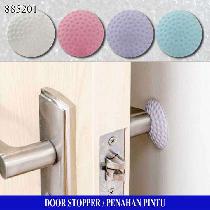 Pengaman Pegangan Pintu Dinding Tembok Penahan Benturan | Lazada Indonesia