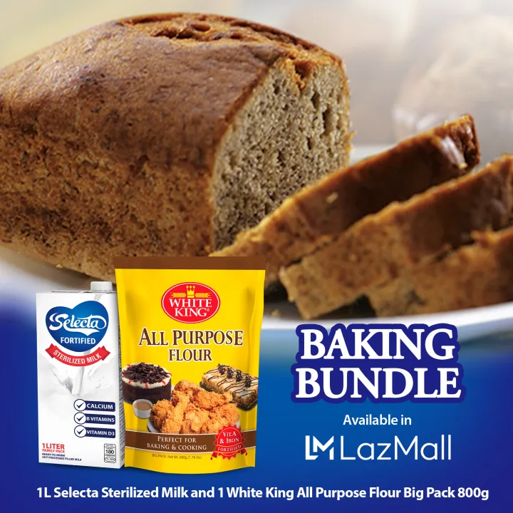 White King Flour Banna Bread Recipe Bundle | Lazada PH