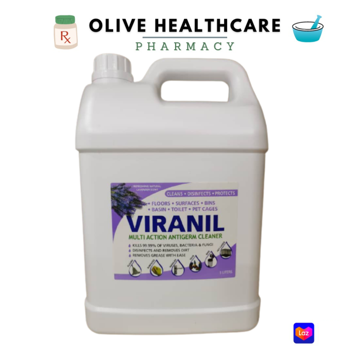 VIRANIL LAVENDER MULTI ACTION ANTIVIRAL CLEANER 5L | Lazada