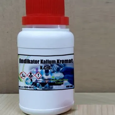 Indikator K2CrO4/ Kalium Kromat/Potasium Kromat for analisis 100 ml ...