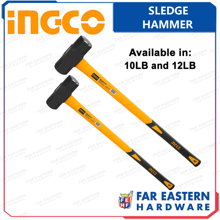 INGCO Sledge Hammer 10lbs | 12lbs INHT | Lazada PH