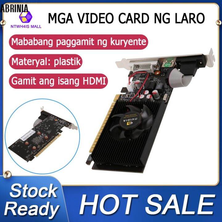 ABRINIA GT730 image Card 64Bit GDDR3 GT 730 D3 Game Video Cards GeforceHDMI Dvi VGA Video Card ...