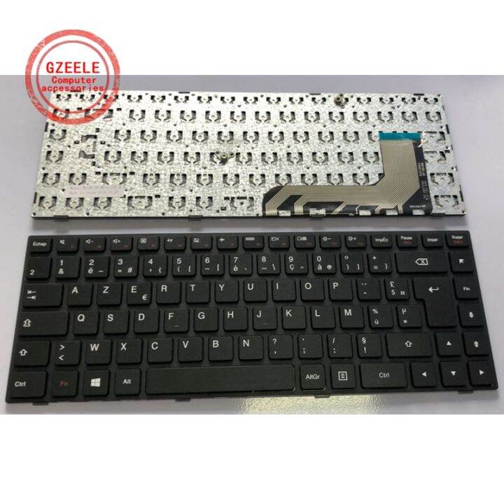 NEW French FR Laptop keyboard FOR LENOVO ideapad 100-14 100-14IBY ...