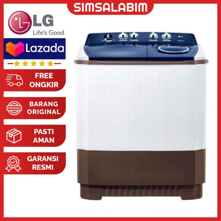 LG P1200RT Mesin Cuci 2 Tabung 12Kg - Jabodetabek | Lazada Indonesia