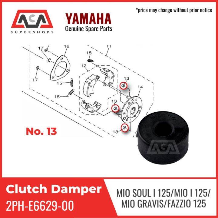 NMAX AEROX M3 CLUTCH DAMPER WEIGHT (2PH-E6629-00) (YAMAHA GENUINE PARTS ...