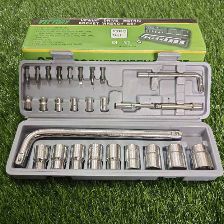 Kunci Sock / Socket / Shock / Sok Wrench 27 pcs Victory Toolkit READY ... Kunci Sock / Socket / Shock / Sok Wrench 27 pcs Victory Toolkit READY ...