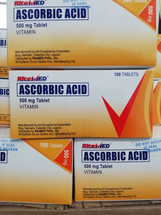 ascorbic acid 500mg tablet 100s ritemed | Lazada PH
