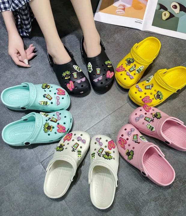 crocs summer sandals for women(w/free 2 sets of jibbitz) | Lazada PH