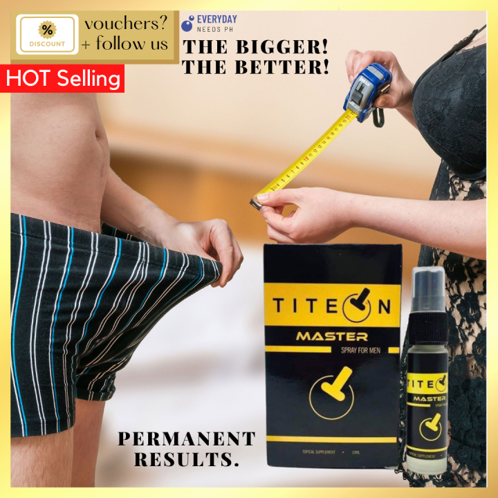 PENIS ENLARGER MEN TITEON Master ENHANCER Spray [100% Original] BIGGER and THICKER MANOY PH more ...