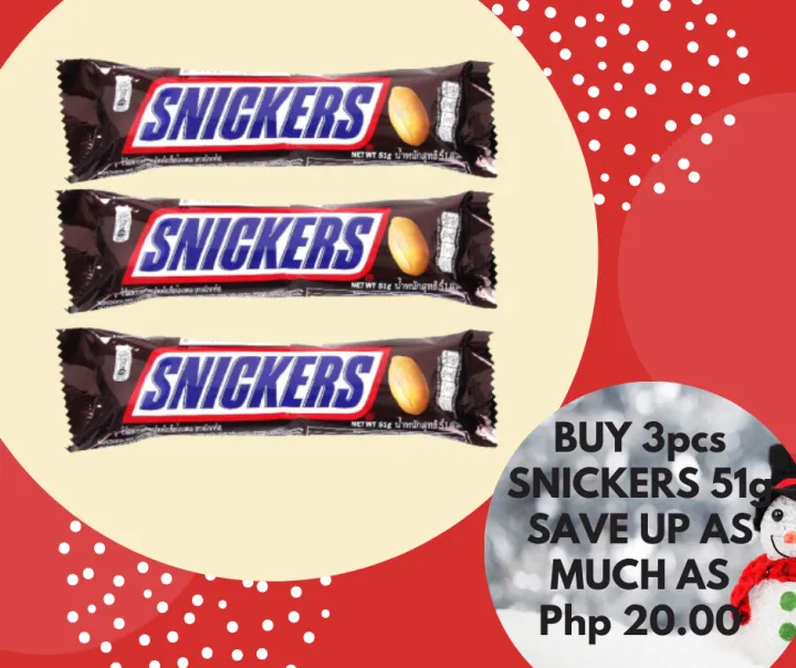 Snickers Classic 51g Buy 3 Save As Much As Php 20 | Lazada PH