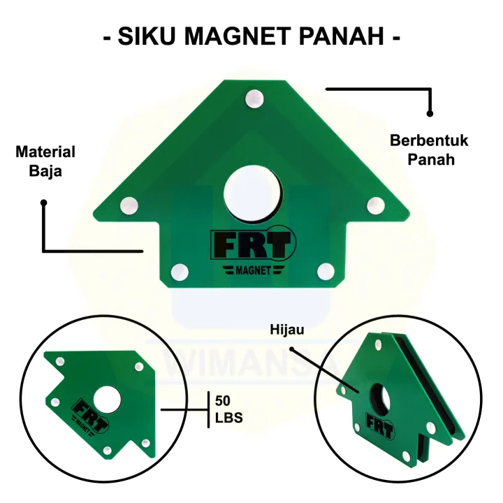 SIKU MAGNET PANAH FRT 50 LBS - MAGNET HOLDER WELDING | Lazada Indonesia