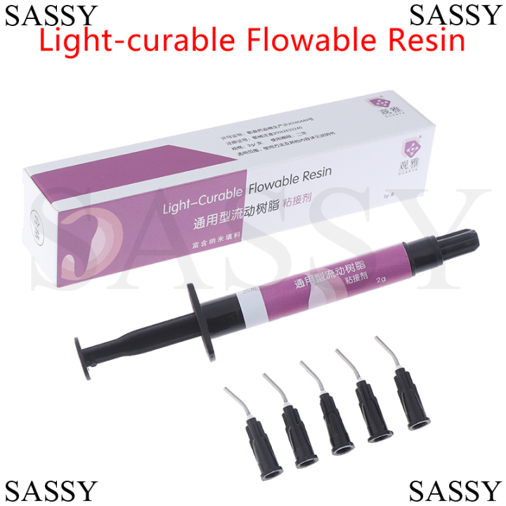 Sassy Dental Light-curable Flowable Fluid Flow Light Curing Composite ...