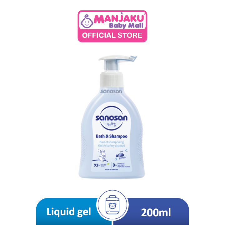 Sanosan Baby Bath & Shampoo 200ml | Lazada