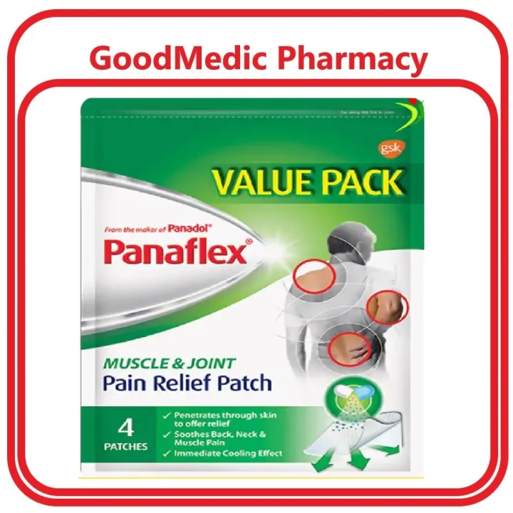 Panadol Panaflex Muscle & Joint Pain Relief Patch 2X2 Patches | Lazada