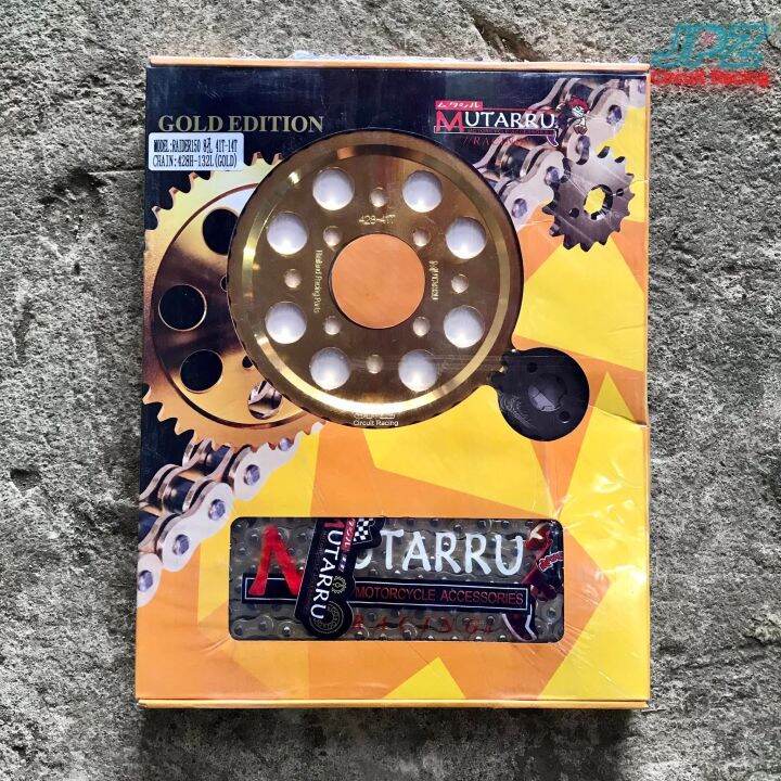MUTARRU CHAIN SPROCKET SET for SUZUKI RAIDER 150 | Lazada PH
