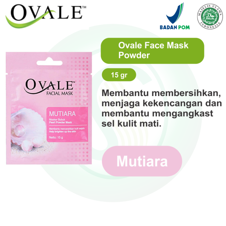 Ovale Powder Mask 15gr - Masker Wajah | Lazada Indonesia
