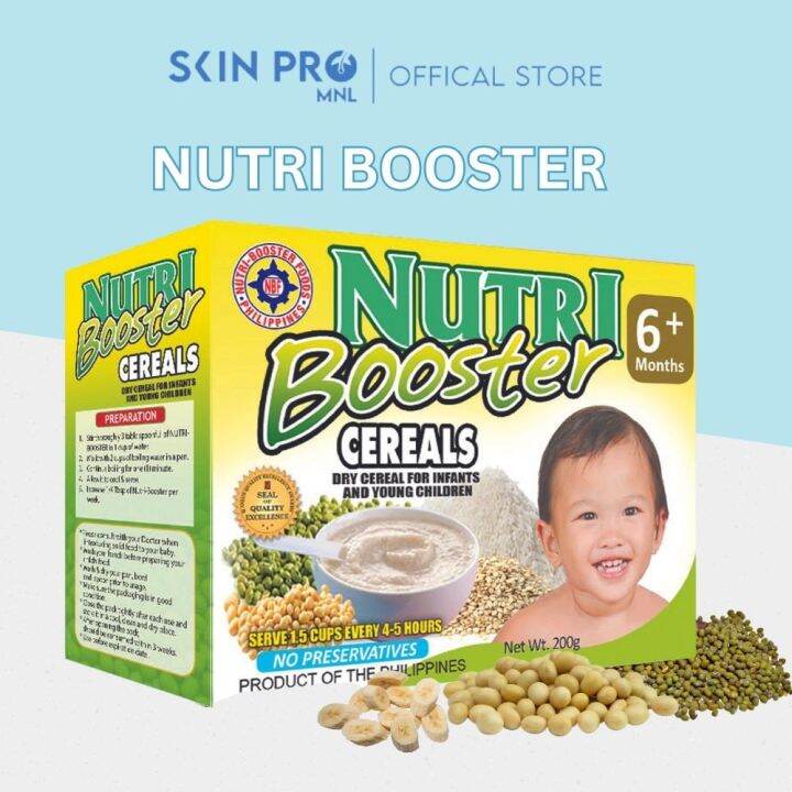 SKIN PRO MANILA NUTRI BOOSTER CEREAL 200G BABY PORRIDGE, PUREE & CEREAL FOOD FOR PICKY EATER ...
