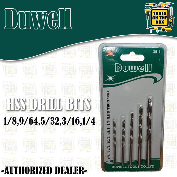 Duwell GB-5 HSS Drill Bit | Lazada PH